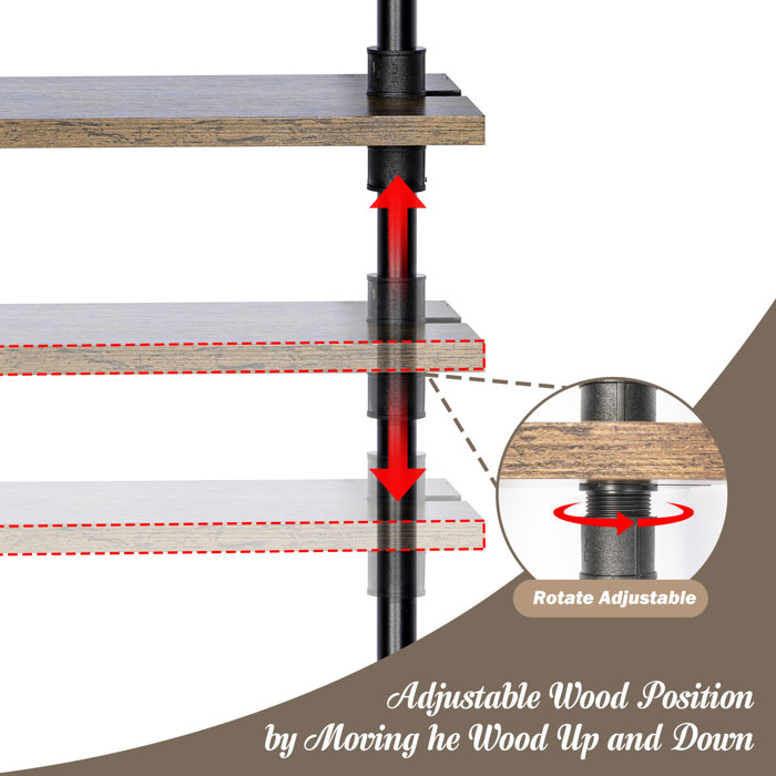 Williston Forge Chardenay 72" H x 23.5" W Ladder Bookcase & Reviews | Wayfair